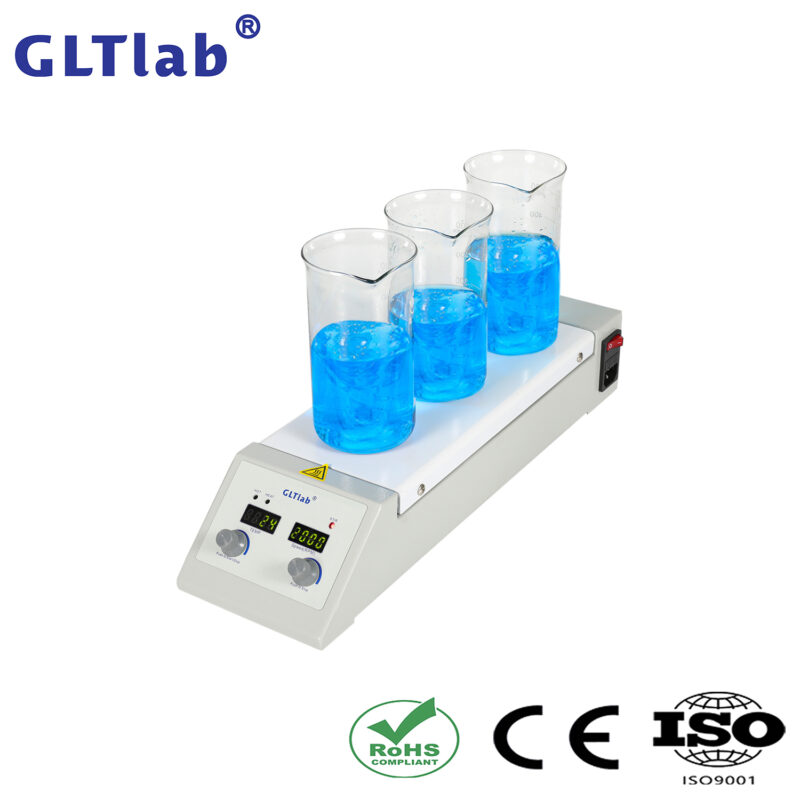 Multi-Position Magnetic Stirrer Hotplate 3 Channel - GLT(Shenzhen ...